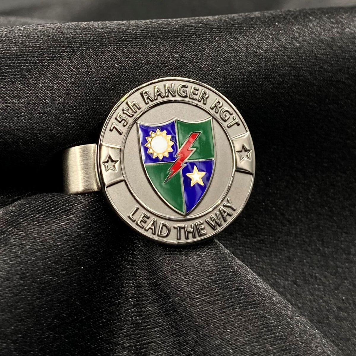 75th Ranger Regiment - 1" Tie Clip in Gunmetal – A Band For Brothers