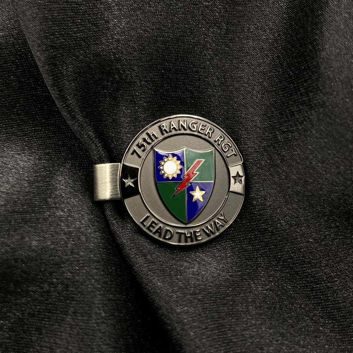 75th Ranger Regiment - 1" Tie Clip in Gunmetal – A Band For Brothers